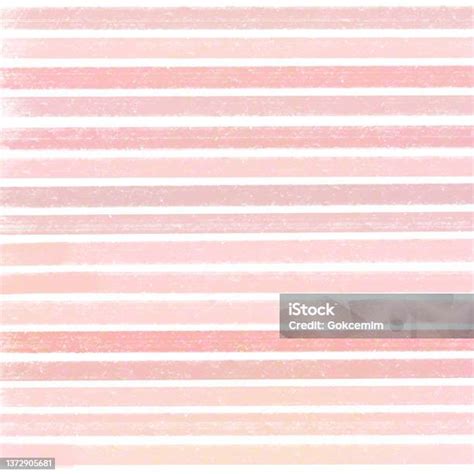 손으로 그린 수채화 핑크 라인 패턴 핑크 스트라이프 배경 여름 컨셉 디자인 요소 줄무늬에 대한 스톡 벡터 아트 및 기타 이미지