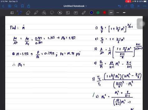Solved Calculate The Mach Number At The Exit Of The Nozzle In Prob 4 11