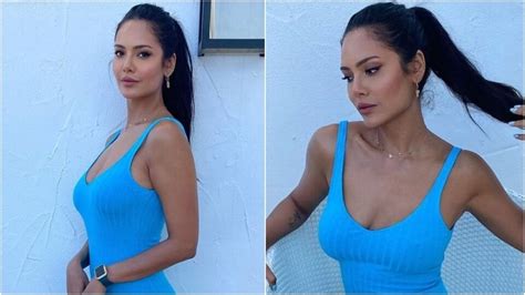 Esha Gupta Leaves Us Speechless In ₹2k Sleeveless Dress See Pics From