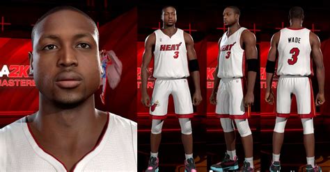 Nba 2k22 Dwyane Wade Cyberface 2006 Version By Inge Shuajota Nba
