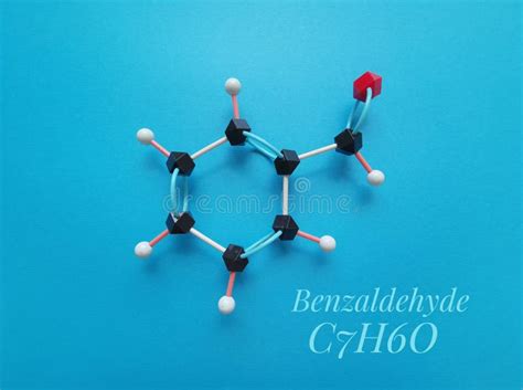 Benzaldehyde Aromatic Aldehyde Molecular Structure Model And Chemical