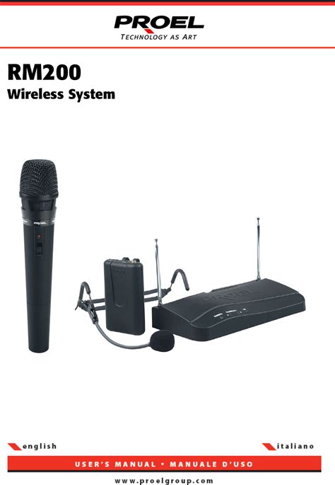 Seikaku Technical Group Wt 201 Professional Wireless Microphone User