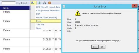 Sql Server 2008 Reporting Services Report Export To Excel Crashed In