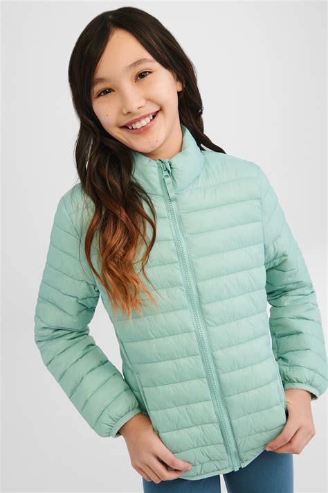 Manteau Matelassé Compressible Ado Fille Aubainerie