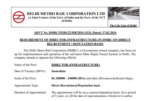 Delhi Metro Recruitment 2024 Golden Chance To Get Job In Delhi Metro