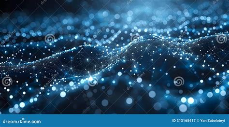 Global Network Connection Abstract Geometric Background With Connecting Dots And Lines Concept