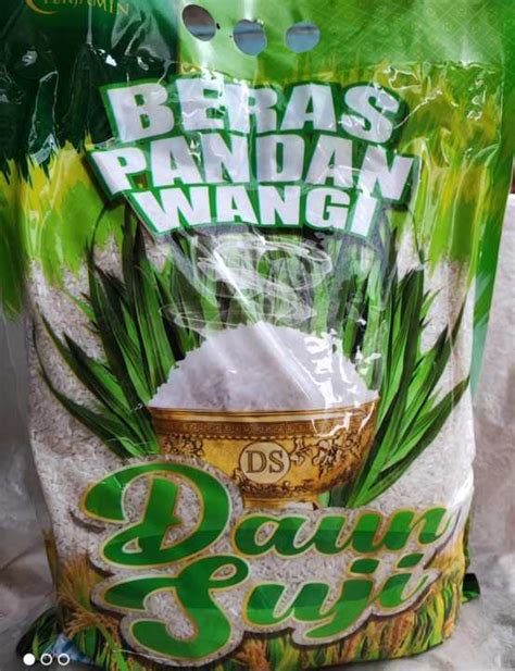 Beras Pandan Wangi Premium Daun Suji 5 Liter Kurang Lebih 3 5 Kg