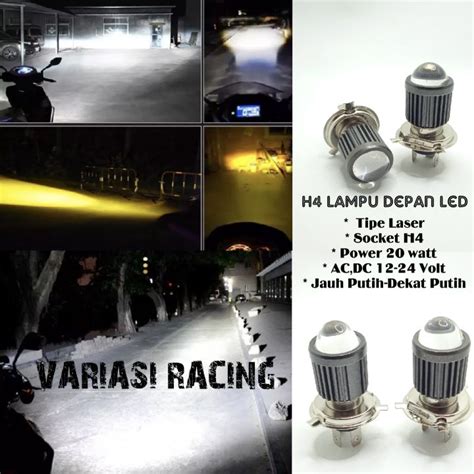 Promo Lampu Led Laser Warna H Lampu Utama Motor Kaki H Lazada Indonesia