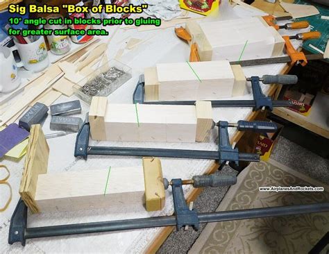 Sig Balsa Box Of Blocks Making Large Blocks Out Of Small Blocks