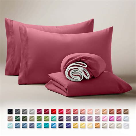 Clara Clark Full Size Sheets Set 1800 Series Deep Pocket Bed Sheets