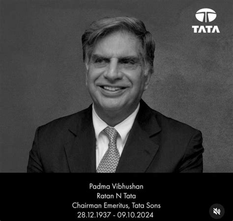 Ca Vijay Kumar Gupta On Linkedin Deeply Saddened By The Loss Of Ratan