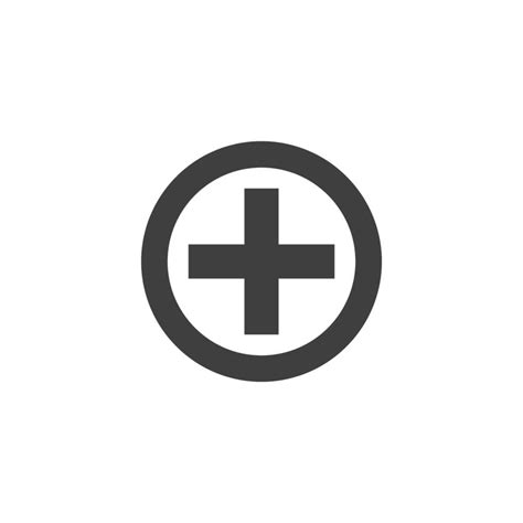 Vector Sign Of The Plus Symbol Is Isolated On A White Background Plus