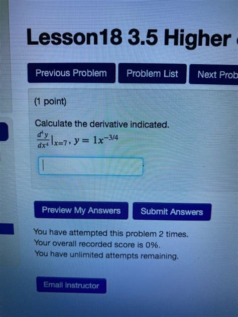Solved Lesson18 35 Higher Previous Problem Problem List