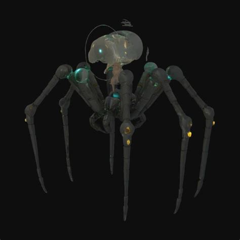 Cybernetic Arachnid Brain Garden Download Free 3d Models