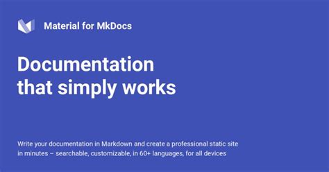 andreas granig on linkedin material for mkdocs