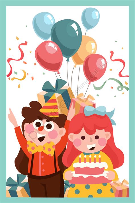 生日快樂慶祝蛋糕 插圖 生日 幸福的插畫素材，桌布背景免費下載 免版稅