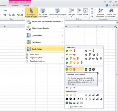 Excel Bedingte Formate In Pivot Tabellen