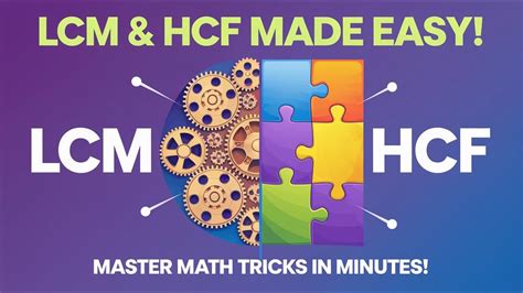Master Lcm And Hcf Concepts Tricks And Real Life Applications Basics Of Number System Youtube