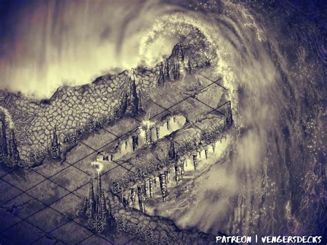 Dungeon Vortex Isometric Map 40x30 2k Oc Art Rdndmaps