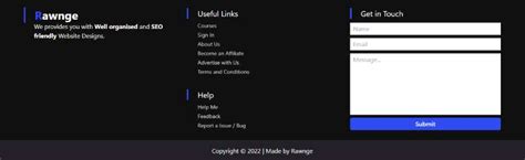 CSS Footers Templates To Check Out And Use