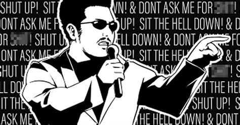 Katsuhiro Haradas Favorite Dont Ask Me For S And Sit The Hell Down