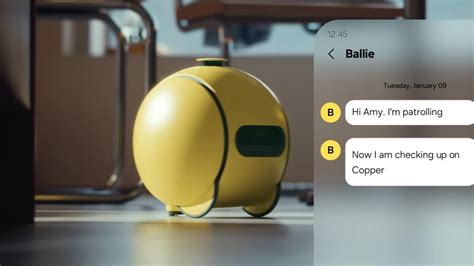 Samsung Unleashes Smart Robot Assistant ‘ballie In Quest To Make Homes