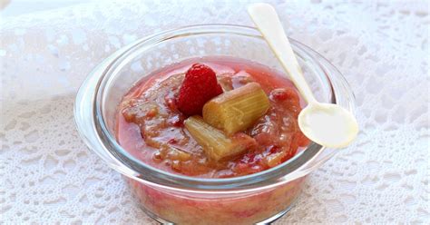 Recette Compote de rhubarbe à la framboise 750g