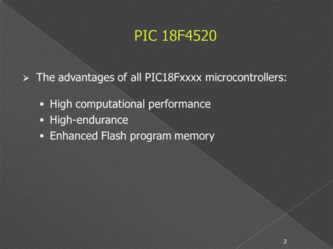 Device Overview 1 The Advantages Of All Pic18fxxxx Microcontrollers