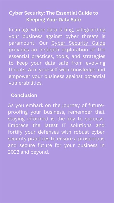Ppt It Solutions And Cyber Security Trends For 2023 A Future For Our