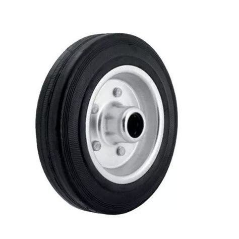 2 Roda De Borracha Maciça 6 Polegadas Ajax Loja Brafer