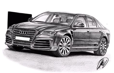 Audi A8 Drawing Car Tuning