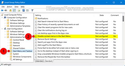 Enable Or Disable Start Menu Context Menus In Windows 11 Windows 11 Forum