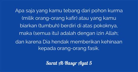 Surat Al Hasyr Ayat Tafsirq
