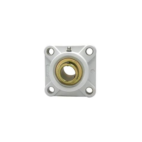 Ami Bearings Single Row Ball Bearing 1 12 Zinc Wide Set Screw White