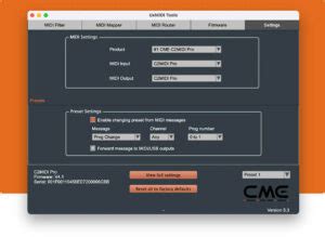 CME C2MIDI Pro 2 In 1 USB MIDI Cable With Filter Mapper