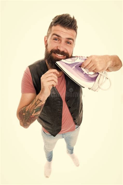 Iron For Styling Hair Man Styling Beard With Electric Ironing Tool