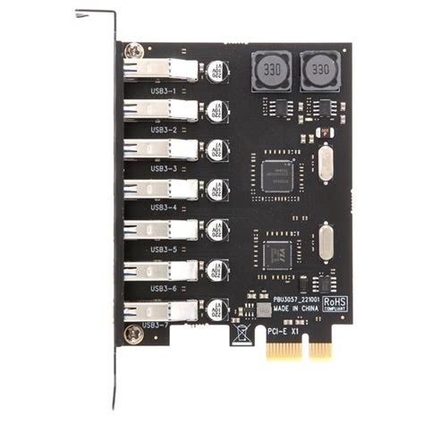 Адаптер карты расширения Usb 3 0 7 портов адаптер концентратор