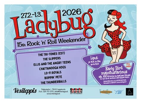 Ladybug Rock N Roll Weekender Willie And The Wolves Facebook