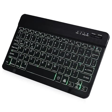 002 Colorido Retroiluminado Bluetooth Mini Teclado Inalámbrico De 8