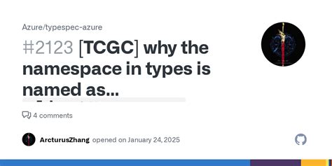 TCGC Why The Namespace In Types Is Named As ClientNamespace Instead