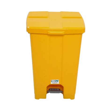 Lixeira Plástico Pedal Quadrada 60 L am js Submarino
