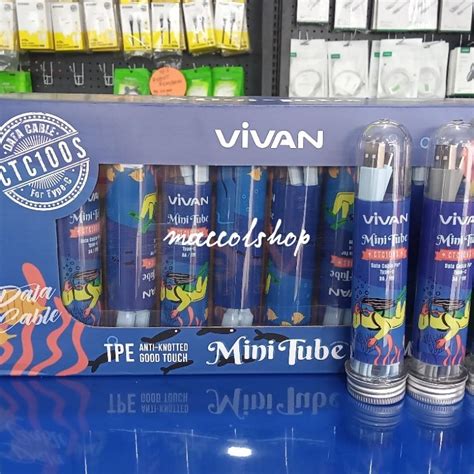 Jual Vivan Cable Data For Type C Mini Tube Ctc S Kabel Data Vivan Ctc S A Shopee Indonesia