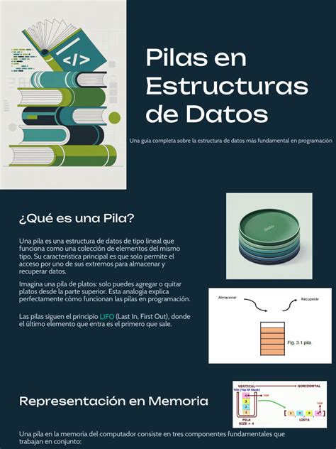Pilas En Estructuras De Datos Pdf Puntero Programación De Computadora Ingeniería Informática