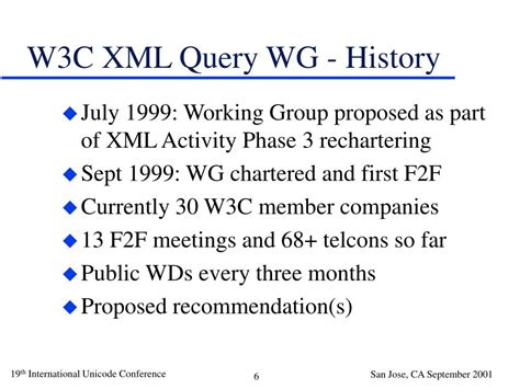 ppt w3c xml query powerpoint presentation free download id 4749062