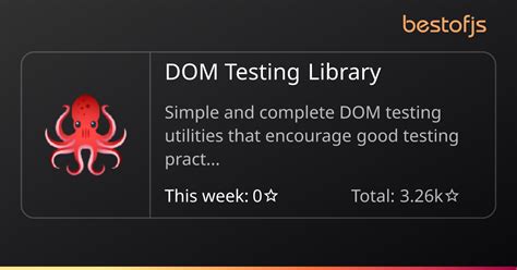 Best Of Js • Dom Testing Library