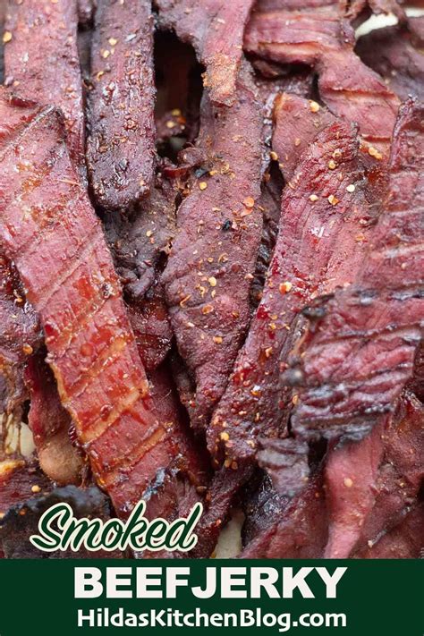 Spicy Smoked Beef Jerky Hildas Kitchen Blog