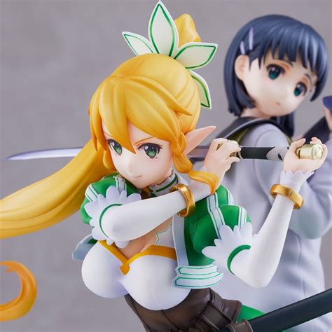 Sword Art Online Leafa And Suguha Kirigaya Set Of 2 Pvc Figure At
