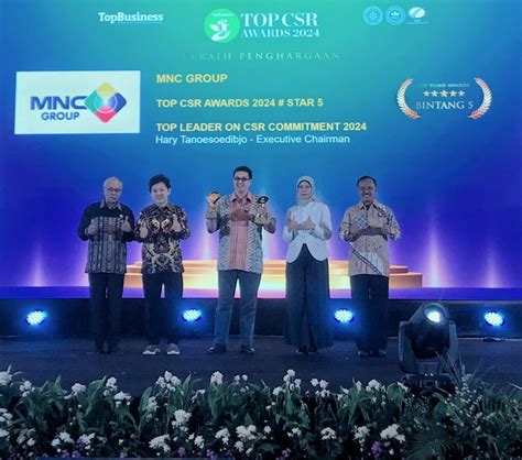 Melalui Program Mnc Peduli Mnc Group Dapat Penghargaan Di Ajang Top
