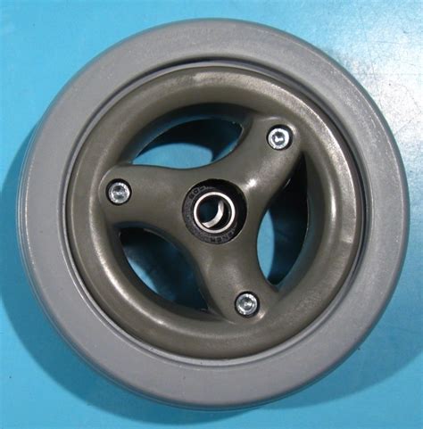 Roata Cu Cauciuc Plin Pentru Scaun Cu Rotile 150x35 Ortomag