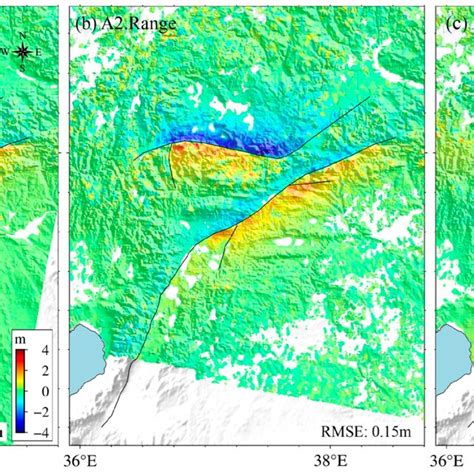 Coseismic Deformation Obtained From Sentinel 1 S1 And Alos 2 A2 Download Scientific Diagram